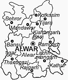 Alwar District | Alwar District Map