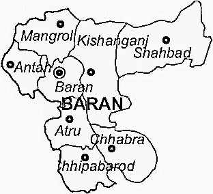 Baran District | Baran District Map
