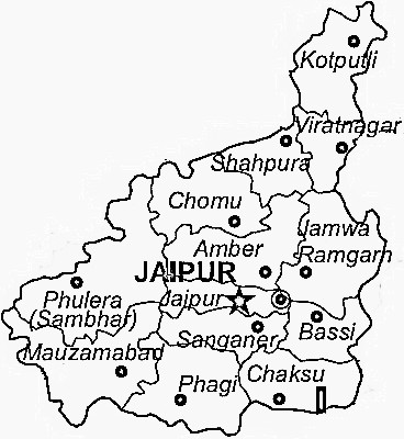 Jaipur District | Jaipur District Map