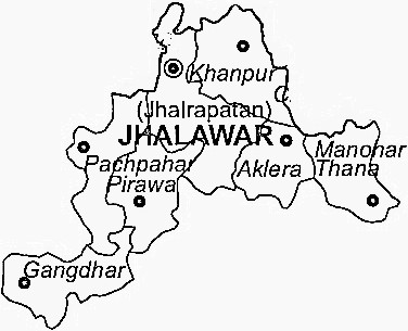 Jhalawar District | Jhalawar District Map