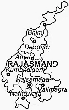 Rajsamand District | Rajsamand District Map