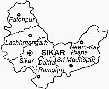 Sikar District | Sikar District Map