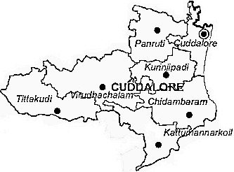 Cuddalore District | Cuddalore District Map