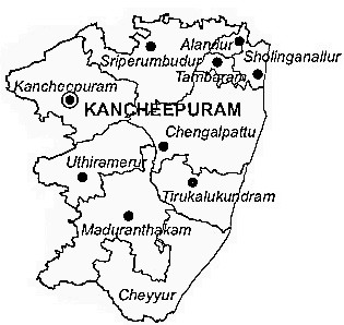 Kanchipuram District | Kanchipuram District Map