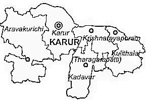 Karur District | Karur District Map