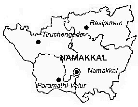 Namakkal District | Namakkal District Map