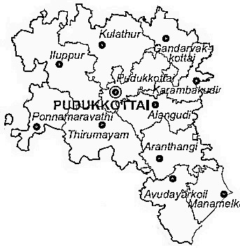 Pudukkottai District | Pudukkottai District Map