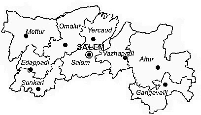 Salem District | Salem District Map