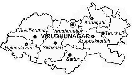 Virudhunagar District | Virudhunagar District Map