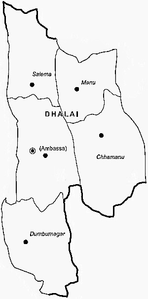 Dhalai District | Dhalai District Map Dhalai District | Dhalai District Map