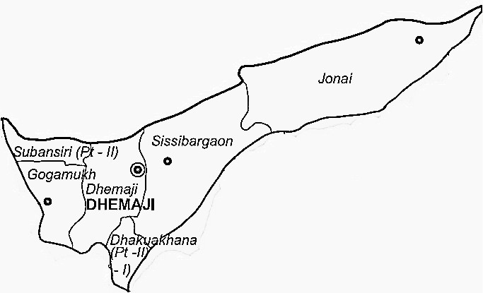 Dhemaji District | Dhemaji District Map
