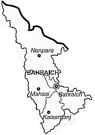 Bahraich District | Bahraich District Map