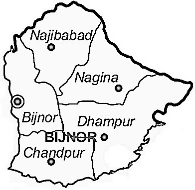 Bijnor District | Bijnor District Map