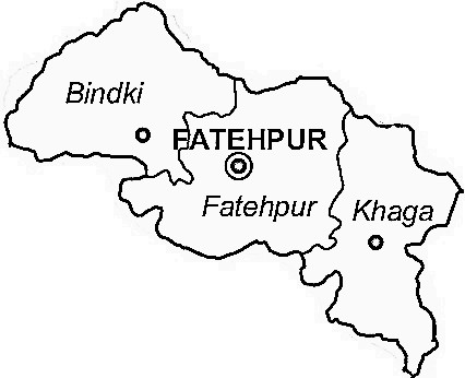 Fatehpur District | Fatehpur District Map