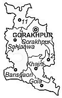 Gorakhpur District | Gorakhpur District Map