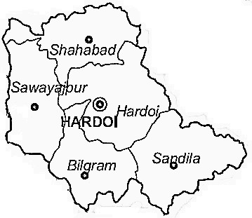 Hardoi District | Hardoi District Map