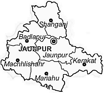 Jaunpur District | Jaunpur District Map