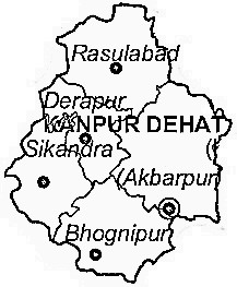 Kanpur Dehat District | Kanpur Dehat District Map