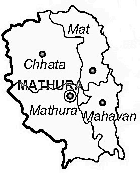 Mathura District | Mathura District Map