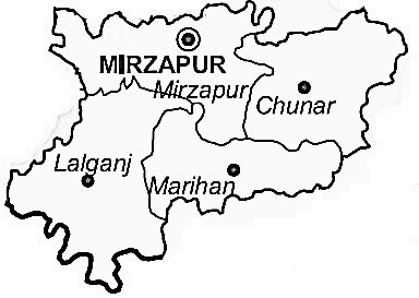 Mirzapur District | Mirzapur District Map