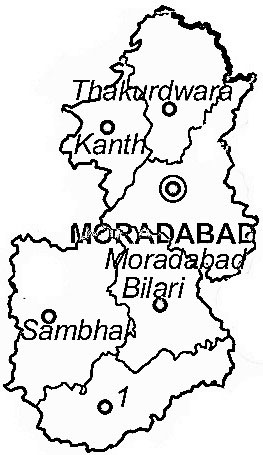 Moradabad District | Moradabad District Map