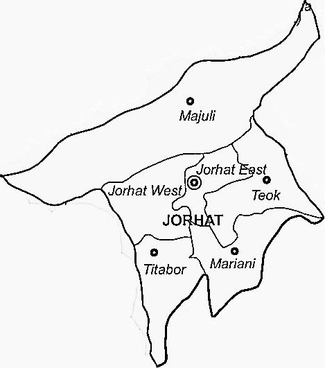 Jorhat District | Jorhat District Map