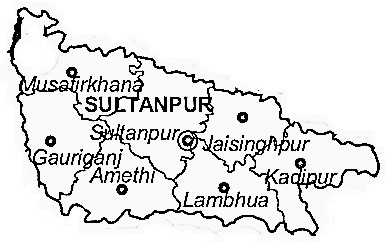 Sultanpur District | Sultanpur District Map