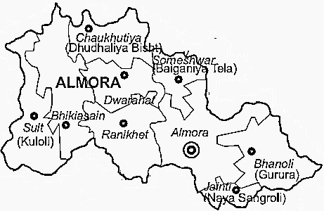Almora District | Almora District Map