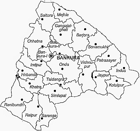 Bankura District | Bankura District Map