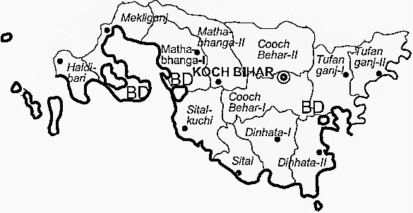 Coochbehar District | Coochbehar District Map