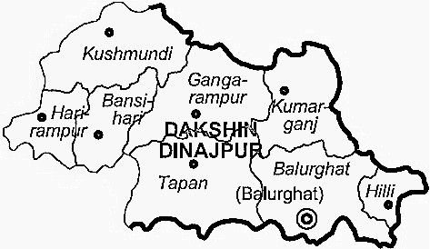 Dinajpur Dakshin District | Dinajpur Dakshin District Map