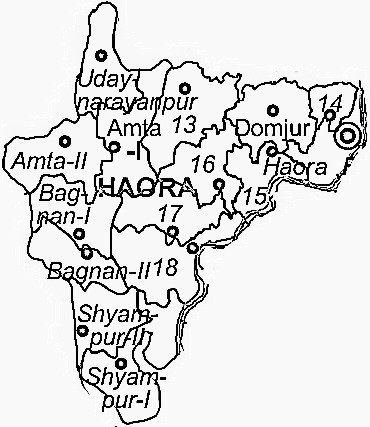 Howrah District | Howrah District Map