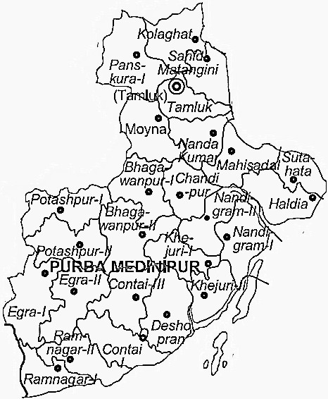 Medinipur East District | Medinipur East District Map