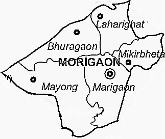 Marigaon District | Marigaon District Map