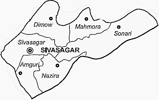 Sivasagar District | Sivasagar District Map