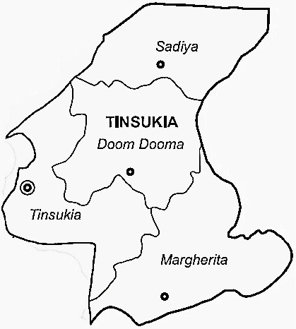 Tinsukia District | Tinsukia District Map