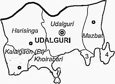 Udalguri District | Udalguri District Map