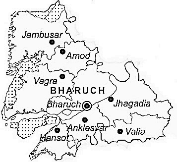 Bharuch District | Bharuch District Map
