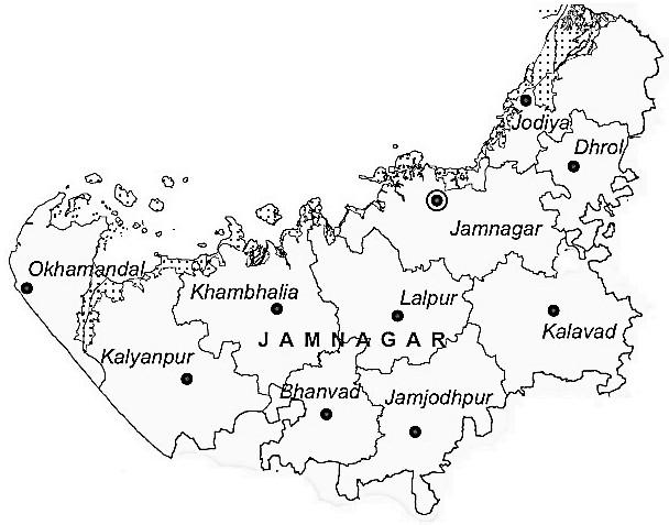 Jamnagar District | Jamnagar District Map