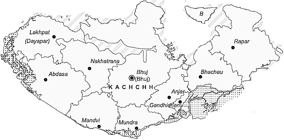 Kachchh District | Kachchh District Map