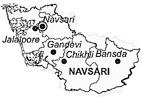 Navsari District | Navsari District Map
