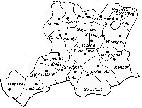 Gaya District | Gaya District Map