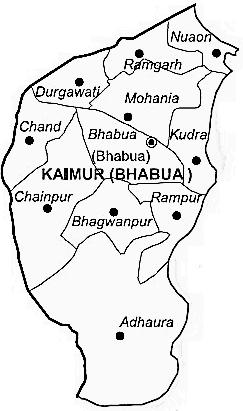 Kaimur (bhabua) District | Kaimur (bhabua) District Map