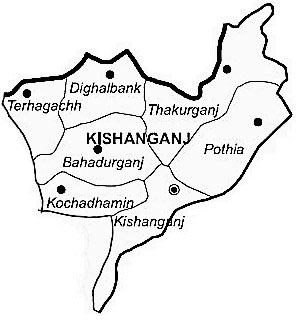 Kishanganj District | Kishanganj District Map
