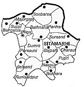 Sitamarhi District | Sitamarhi District Map