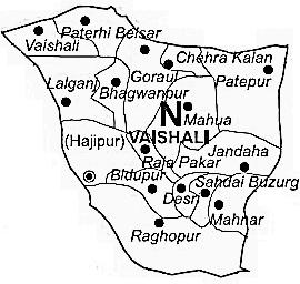 Vaishali District | Vaishali District Map