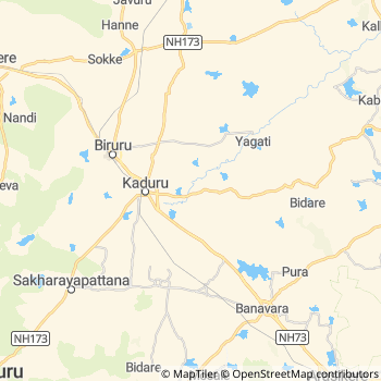 Kadur Taluk | Kadur Taluk map