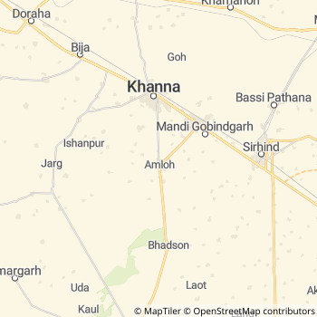 Amloh Tehsil | Amloh Tehsil map