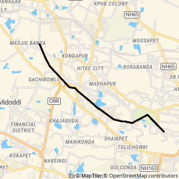 216 Bus route with Map and Time Table | Lingampally Bus Stop to Koti ...